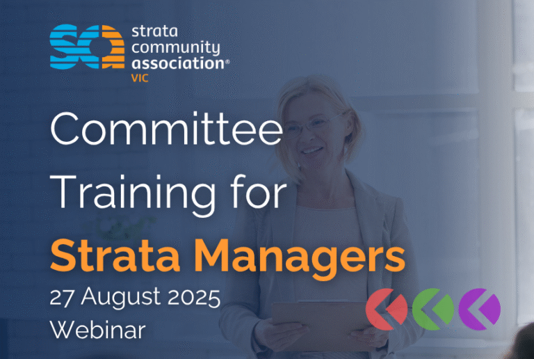 Upcoming Events | Strata Community Association (VIC)