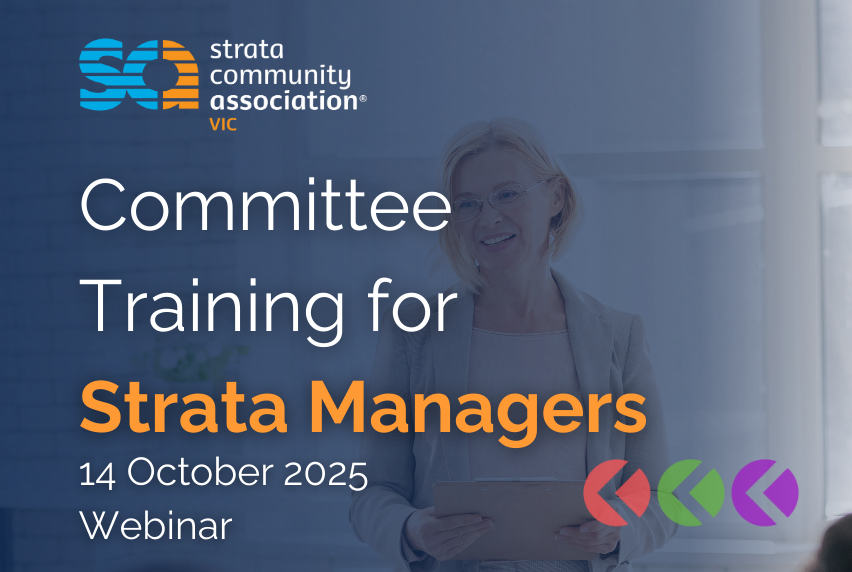 Upcoming Events | Strata Community Association (VIC)