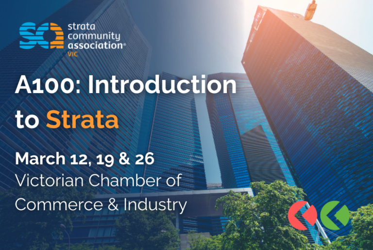 Upcoming Events | Strata Community Association (VIC)