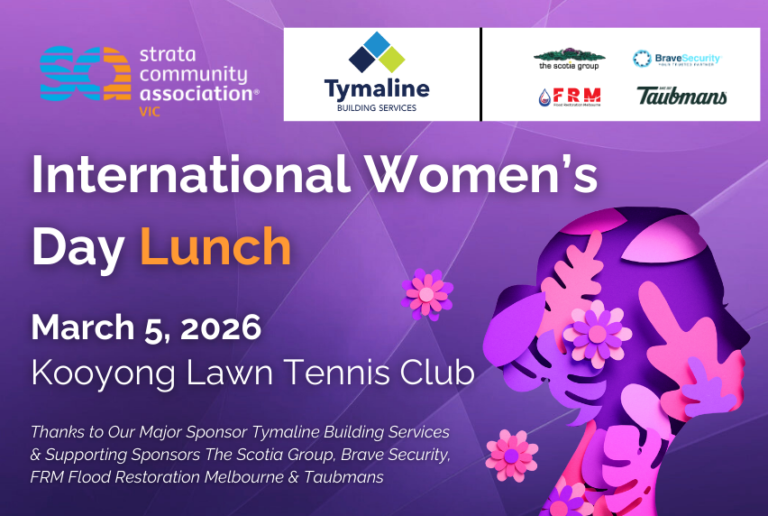 Upcoming Events | Strata Community Association (VIC)