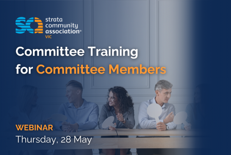 Upcoming Events | Strata Community Association (VIC)